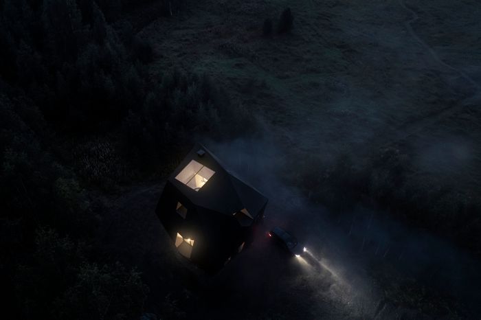 Meteorite Cabin - Architectures - Jidipi