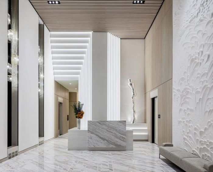 Usg Planx™ - Linear Metal Ceiling System - Construction - Jidipi